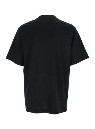 Dolce & Gabbana Mens Crew Neck T-Shirt Black Cotton T-Shirts And Polos