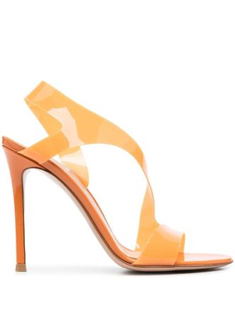 Gianvito Rossi sandales Metropolis 111 mm - Orange