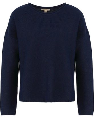 Barbour Strickpullover Pullover Marine Knitted Jumper