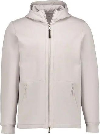 Boggi Milano Herren Sweatjacke grau unifarben