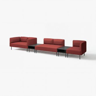 IKEA LILLEHEM 5er-Sitzelement mit Ablage