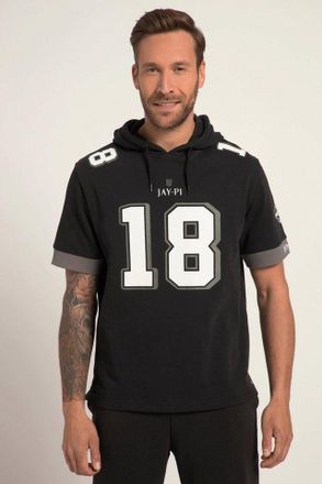 JP1880 Sweatshirt Hoodie American Football Halbarm Kapuze