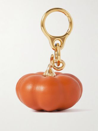 Loewe Charm Pour Sac &Agrave; Main En M&eacute;tal Dor&eacute; Et R&eacute;sine Pumpkin - Orange