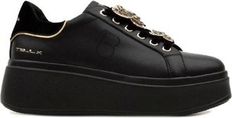 Tosca Blu Femme, Chaussures, Noir, Taille: 36 EU Baskets à plateforme éblouissantes