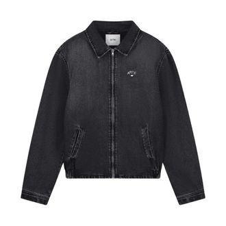 Arte Klassische gewaschene Jeansjacke - - Jackets - Herren - Schwarzk - XL