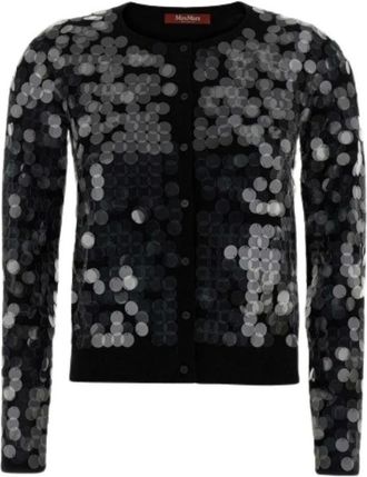 Max Mara Damen, Strickwaren, Schwarzk, LGr&ouml;&szlig;e