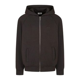 GCDS Band Logo Hooded Jkt - - Sweatshirts & Hoodies - Herren - Schwarzk - M