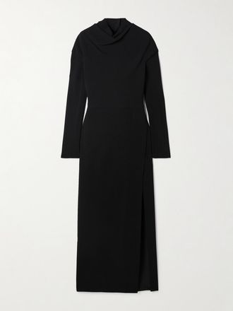 Versace Robe Aus Cr&ecirc;pe - Schwarz