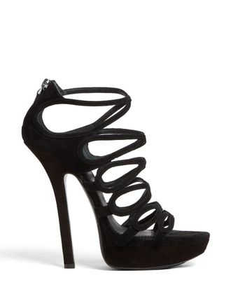 Dsquared2 sandales Deanday 110 mm &agrave; plateforme - Noir