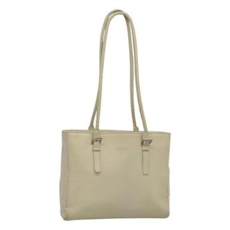 Prada Pre-owned Cuir sacs-prada - Femme - Pre-owned - Beige - Taille: ONE Size