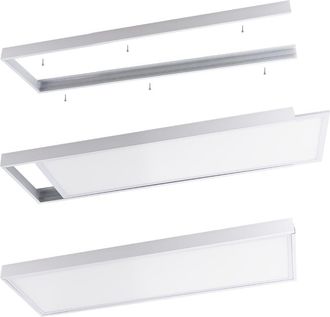 GreenIce Einbaurahmen Oberfl&auml;chenmontage LED -Tafel 120x60Cm | Greenice