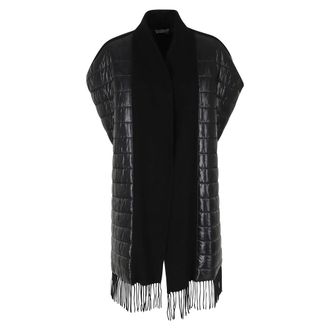 Herno Poncho Gilet - - Jackets - Damen - Schwarzk - S