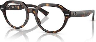 Ray-Ban Gina Optics Havana Fassung Klar Glas Polarisiert 51-20