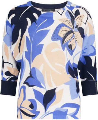 Betty Barclay Strickpullover Damen mit Print (1-tlg)