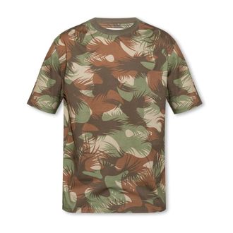 Moschino Bedrucktes T-Shirt - - Tops - Herren - Gr&uuml;n - XL