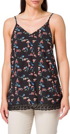 Mustang Jeans Damen Evi String Top T-Shirt, Dunkelgrau 12062, 36