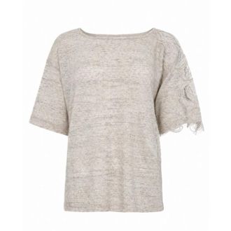 D.exterior Rundhals-Strickware - - Knitwear - Damen - Beige - L