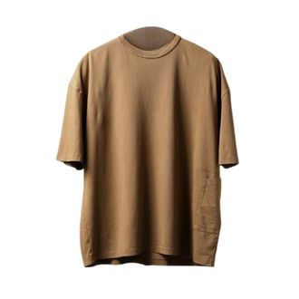 Ten c Homme, Tops, Brun, Taille: L Marmo Light Dyed Cotton Tee