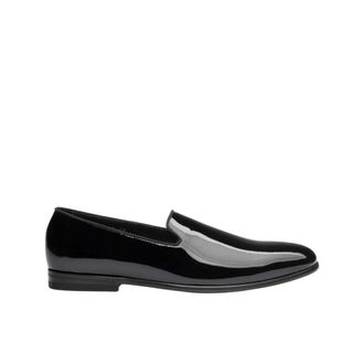 Doucal's Lack Slip-On Schuhe - - Shoes - Herren - Schwarzk - 42 EU