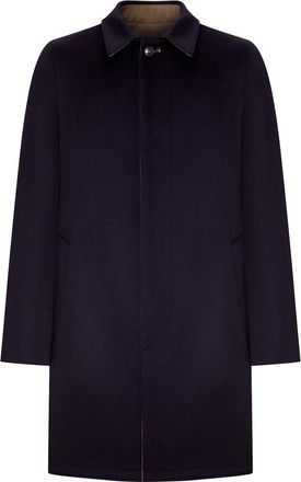 Nome Knielanger Mantel - Blau