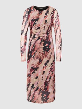 Comma Kleid mit Allover-Muster
