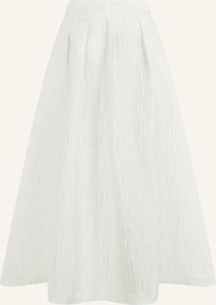 Apart Midi Jacquardrock weiss