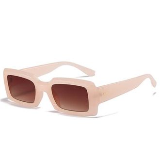 Generic Lunettes De Soleil Carr&eacute;es For Hommes Et Femmes, Id&eacute;ales For Les Sports Plein Air La Conduite, Protection UV400(Pink)