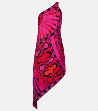 Pucci Robe asym&eacute;trique Soleil en soie