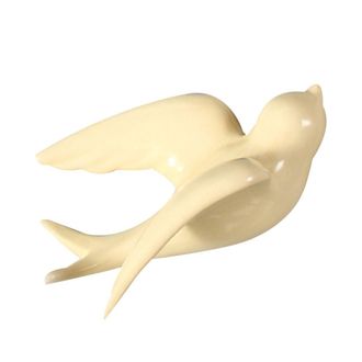 Garneck Mehrfarbige Keramikvogel Wandkunst Schwalben Motiv Hitzebest&auml;ndig Gebrannte Keramik H&auml;ngende Wanddekoration f&uuml;r Wohnzimmer und Fensterbereich