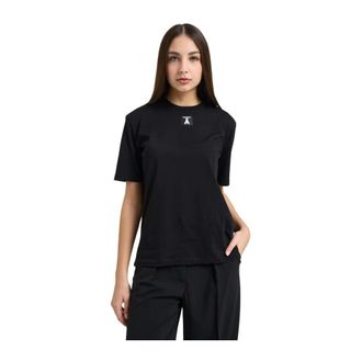 Patrizia Pepe Femme, Tops, Noir, Taille: 32 FR T-shirt &agrave; col rond
