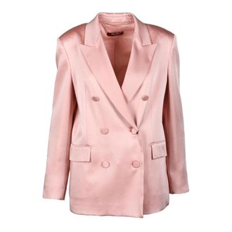 Max Mara Elegante Jacke - - Jackets - Damen - Rosa - S