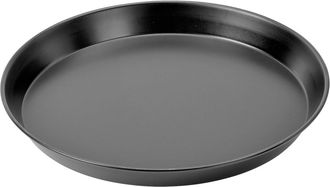 Original Kaiser Original Kaiser Classic Back- und Pizzablech rund 28 cm, Backblech aus Stahl, antihaftbeschichtet, optimale Wärmeleitung, Schwarz