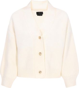 Dreimaster Dreimaster Strickjacke Frauen cremefarben