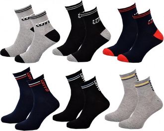 Lotto Chaussettes Homme Pack de 6 paires QUARTER 4614