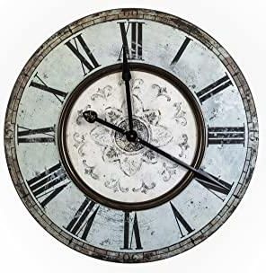 Creative Co-op Creative Co-Op Kreative beeinflu&szlig;t Turn of The Century rund Holz Wanduhr