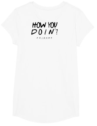 Friends How You Doin? Black T-Shirt