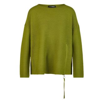 Doris Streich Rundhals-Strickpullover - - Knitwear - Herren - Gr&uuml;n - L
