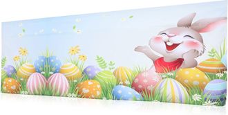 Pretyzoom Fenstervolant Mit Ostermotiv Hasen- Für Vorhänge Und Dekorationen Für Die Küche