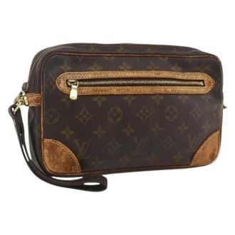 Louis Vuitton Pochette Monogram Pre-owned - Femme - Pre-owned - Brun - Taille: ONE Size