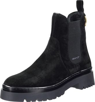 GANT FOOTWEAR Damen ALIGREY Chelsea-Stiefel, Black, 40 EU