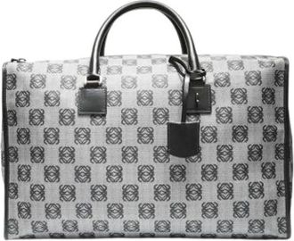 Loewe unisex, Pre-owned, Noir, Taille: ONE Size Sac de voyage en toile Pre-owned