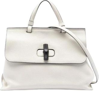 Gucci Sac bandouli&egrave;re Daily Pre-owned - Femme - Pre-owned - Blanc - Taille: ONE Size