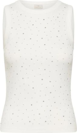 Kaffe Femme, Tops, Blanc, Taille: 44 FR Carna Top