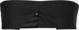 Prada Bandeau-Top aus Wolle