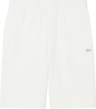 Lacoste Homme, Shorts, Blanc, Taille: S Relaxed Fit Fleece Shorts