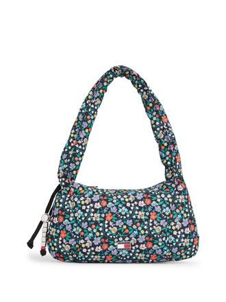Tommy Jeans Schultertasche TOMMY JEANS TJW CASUAL FLORAL SHOULDER, Damen, Gr. B/H/T: 27cm x 16cm x 8cm, bunt, Textil, Taschen Schultertasche, Damen Tragetasche, U