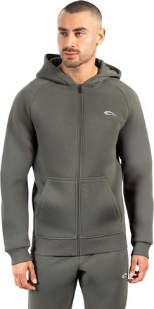 Smilodox Zip Hoodie Herren Yasin, Kapuzenpullover mit Logo auf der Brust, leicht &uuml;berschnittenen Schultern, weichem und hochwertigem Stoff, sportlicher Hoody f