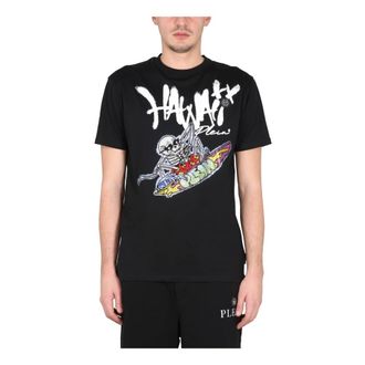 Philipp Plein Hawaii T-Shirt - - Tops - Herren - Schwarzk - M