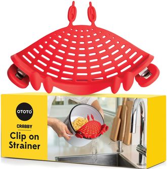 OTOTO Design Nudelsieb von OTOTO - Küchen Gadgets, Haushalt Gadgets, Küchenzubehör, Küchenhelfer, Lebensmittelsieb, Spaghetti-Sieb, Lustige Küchenutensilien (Krabb
