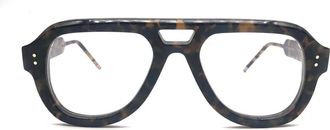 Thom Browne Homme, Accessoires, Brun, Taille: 55 MM Montures Optiques Marron Accessoires Homme &Eacute;l&eacute;gants